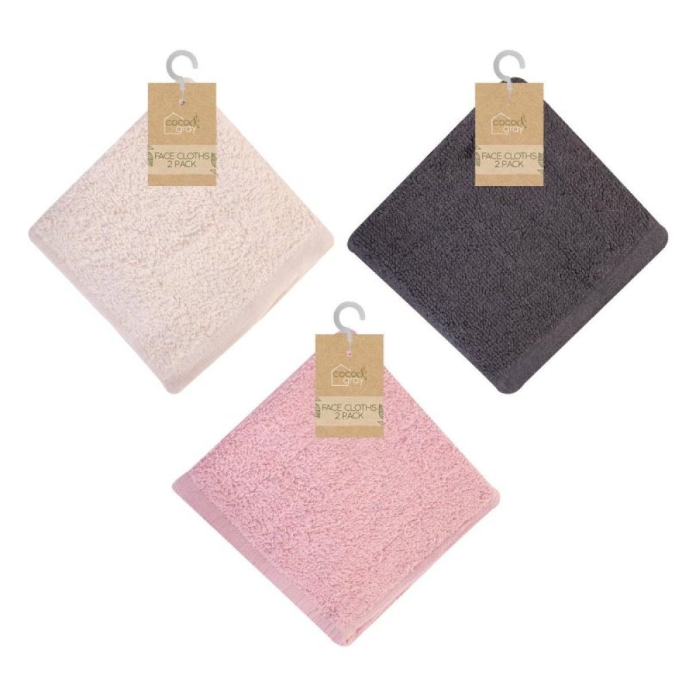 FN2508: 2 Pack Face Cloth