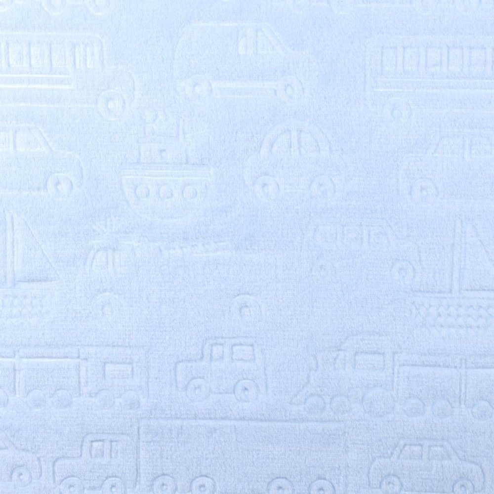 FBP305-B: Blue Car Embossed Wrap