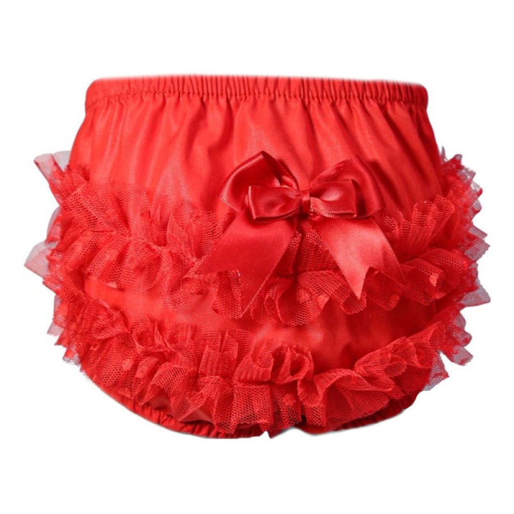 FP20-R: Red Frilly Pant (0-18 Months)